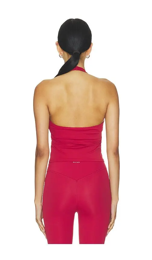 P.E Nation Reset Halter Tank Top In Red