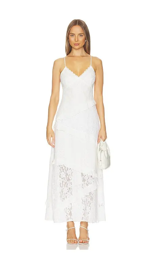 Steve Madden Giah Dress In White - Cloud Dancer