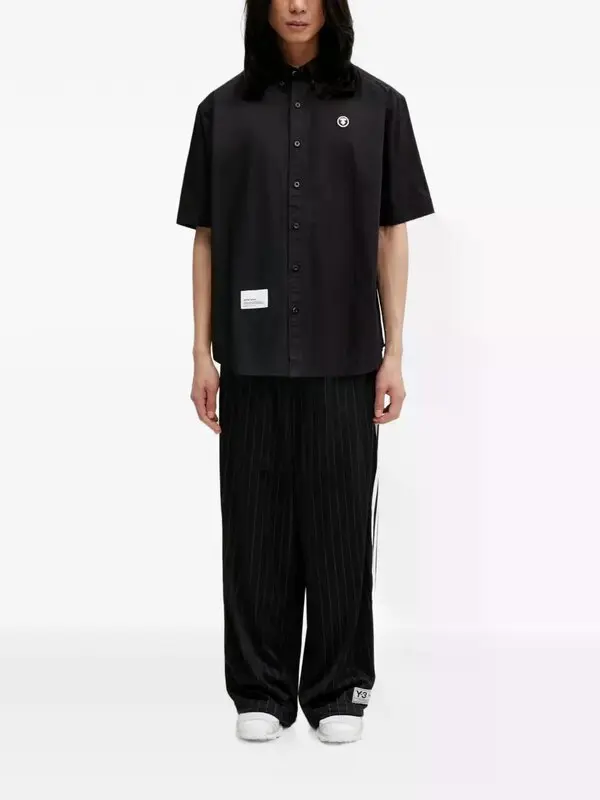 AAPE BY *A BATHING APE Logo-patch Button-down Shirt
