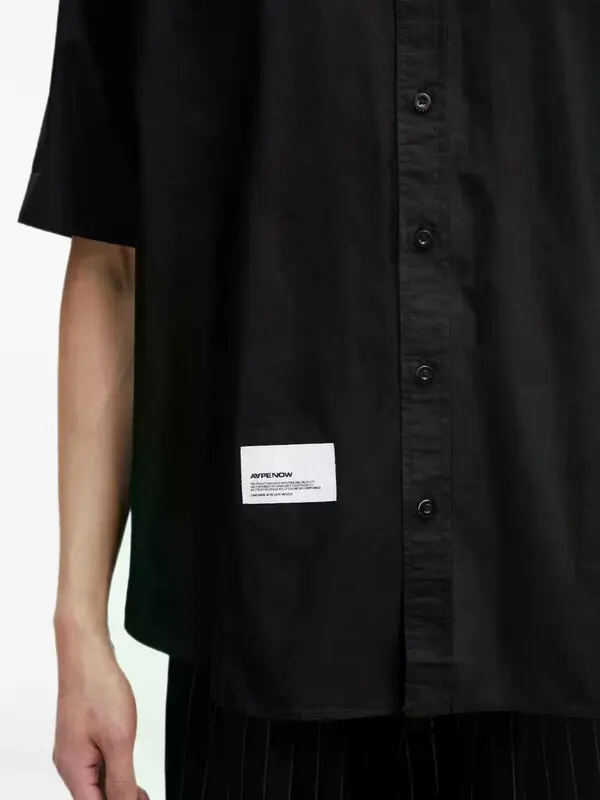 AAPE BY *A BATHING APE Logo-patch Button-down Shirt