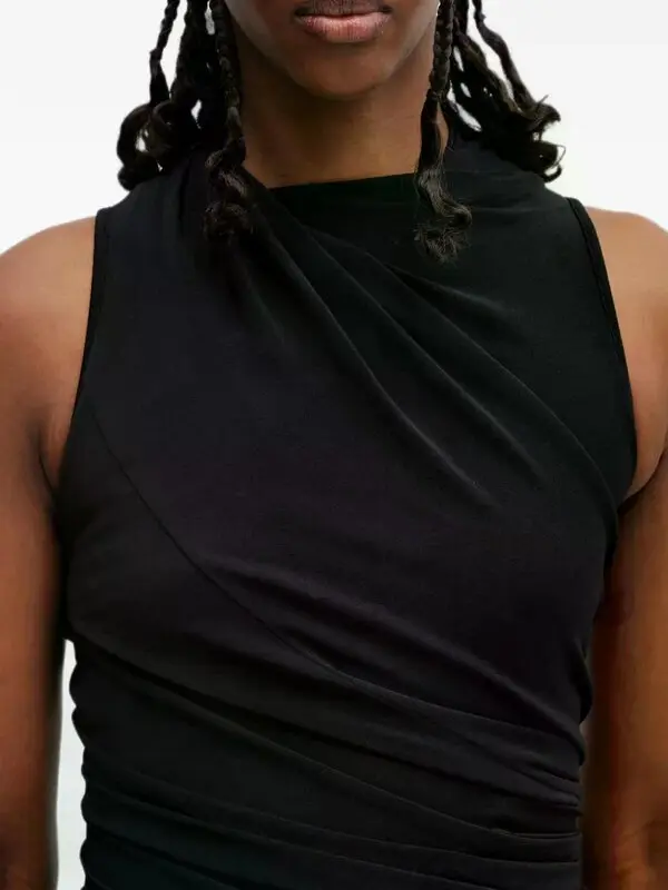 Rick Owens Luna Draped Sleeveless Top