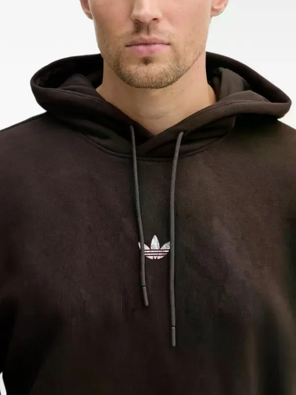 Adidas Trefoil Graphic-print Hoodie