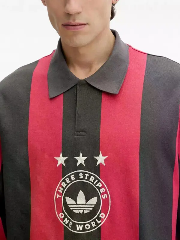 Adidas Originals Graphic Long-sleeve Polo Shirt