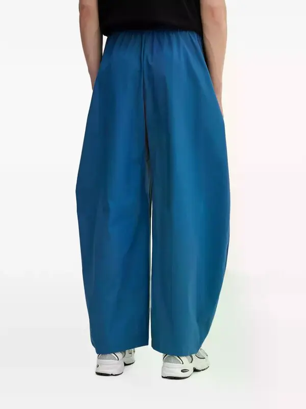 Adidas Logo-print Wide-leg Trousers
