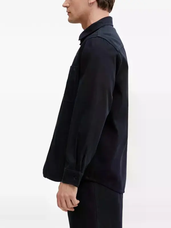A.p.c. Noah Logo-embroidered Chest-pockets Shirt Jacket