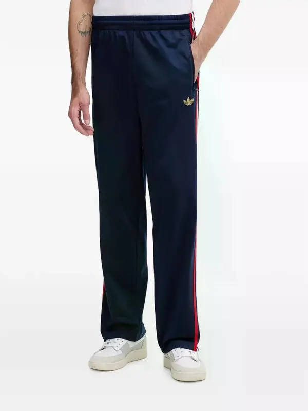 Adidas Firebird Logo-embroidered Side-stripe Track Pants