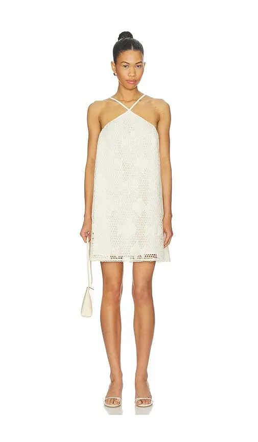 Steve Madden Petunia Dress In Neutral - Ivory