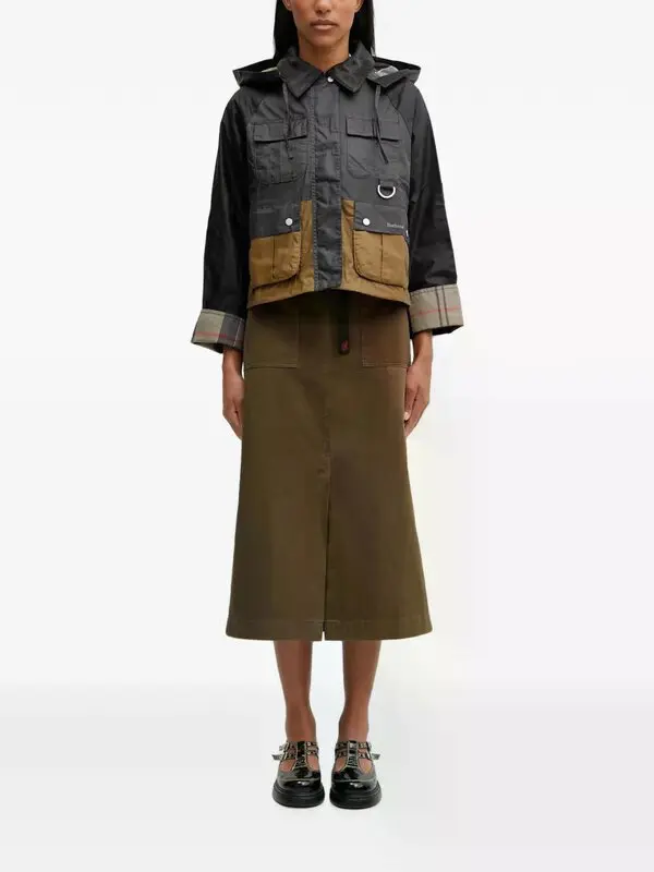 Gramicci Belted A-line Midi Skirt