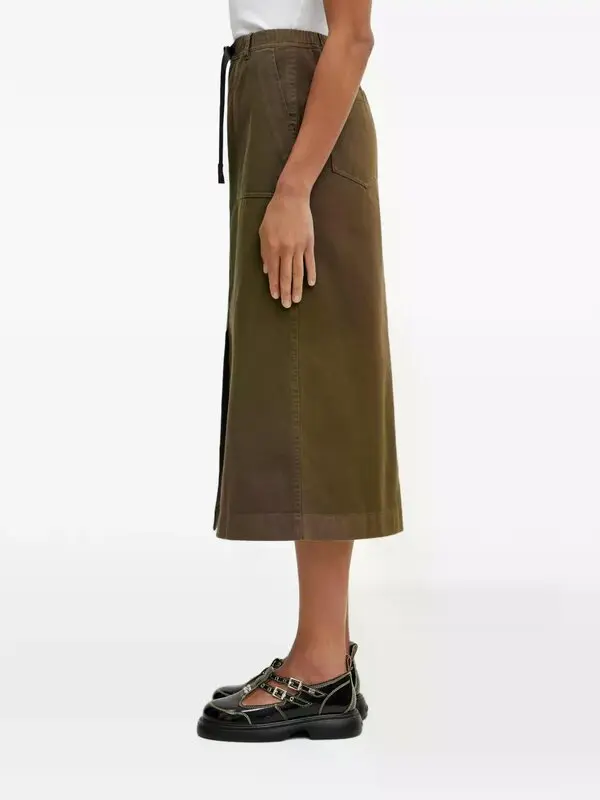 Gramicci Belted A-line Midi Skirt
