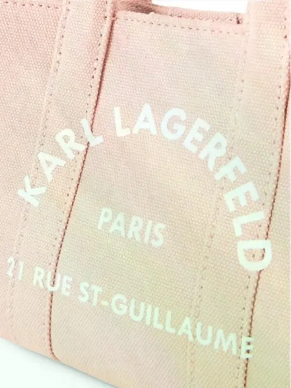 Karl Lagerfeld Logo-print Mini Tote Bag