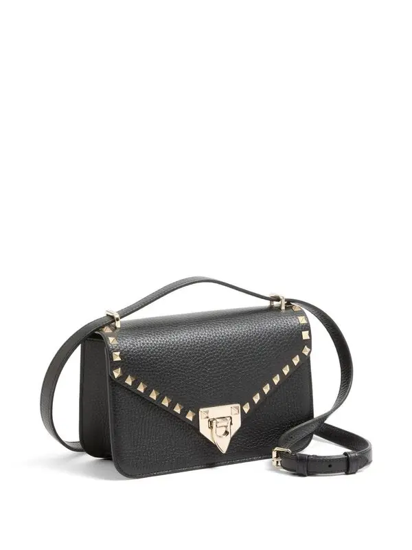 Valentino Garavani Rockstud Suede Leather Shoulder Bag