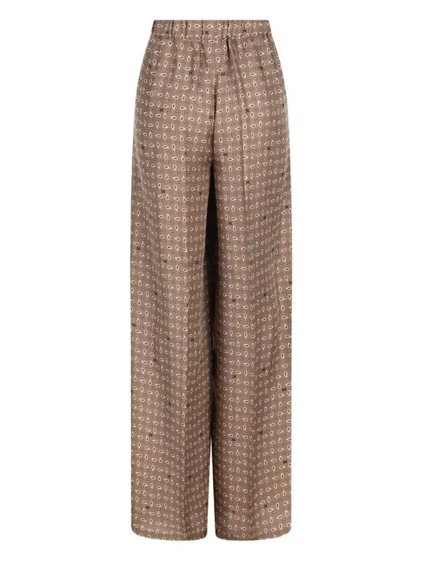Max Mara Silk Trousers