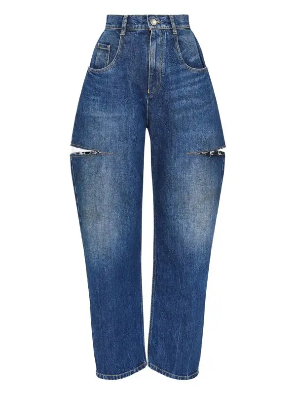 MAISON MARGIELA Baloon Denim Cotton Jeans - Blue