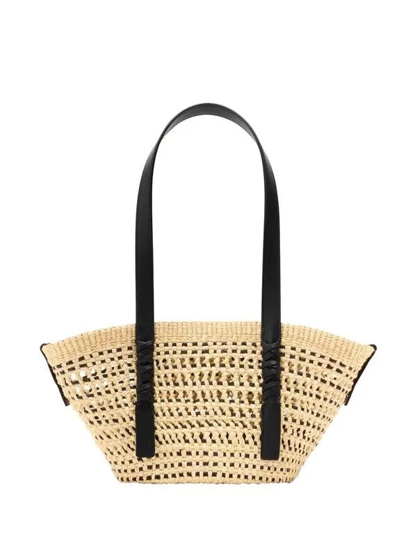 Loewe Braid Small Rafia Tote