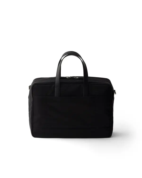 Prada Re-nylon And Saffiano Leather Work Bag