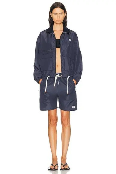 Miu Miu Tela Tec Jacket