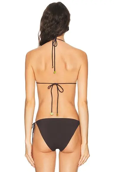 SIEDRES Juniper Sequin Embellished Bikini Top