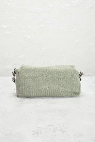 Fendi Cashmere Baguette Shoulder Bag
