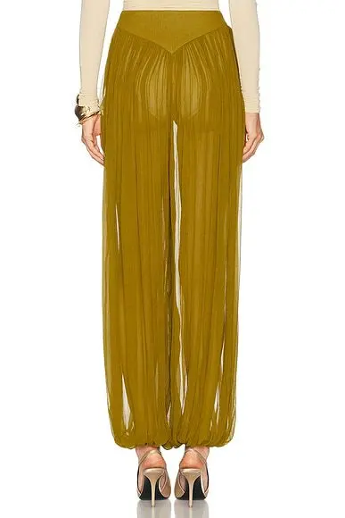Retrofete Marisel Pant Wide Leg Chiffon Trousers