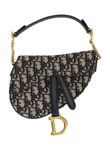 Dior Oblique Mini Saddle Bag