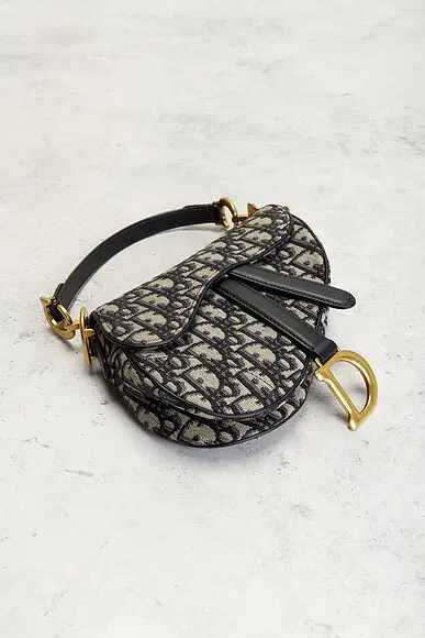 Dior Oblique Mini Saddle Bag