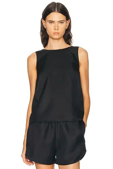 Loulou De Saison Gema Draped Open Back Top