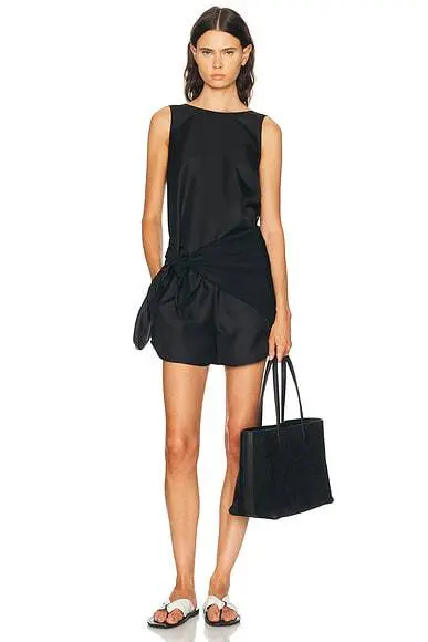 Loulou De Saison Gema Draped Open Back Top