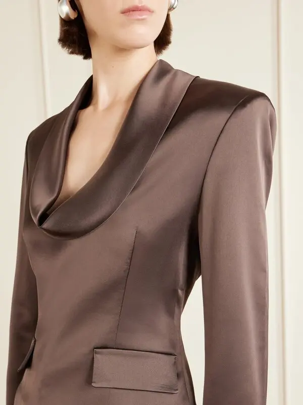 VIOLANTE NESSI Kendall Satin Blouse