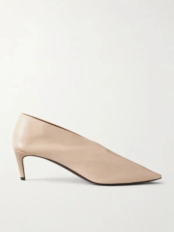 Khaite Miriam Leather Pumps