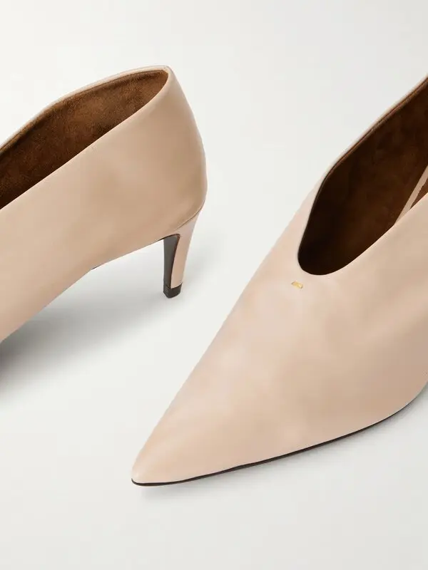 Khaite Miriam Leather Pumps