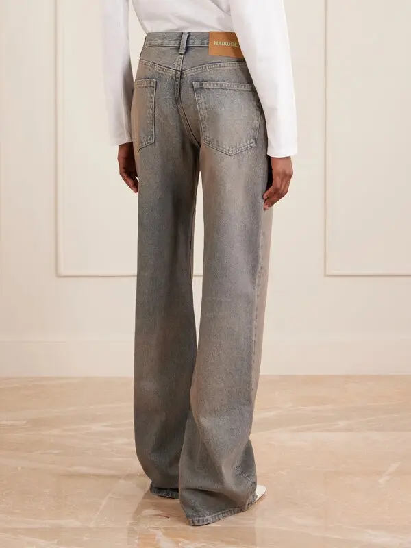 HAIKURE Korea Mid-rise Flared Jeans
