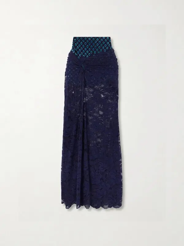 Rabanne Lace Maxi Skirt
