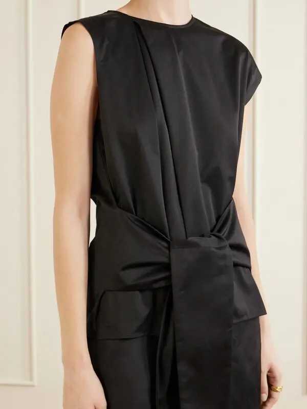 JW Anderson Tie-detailed Cotton Top