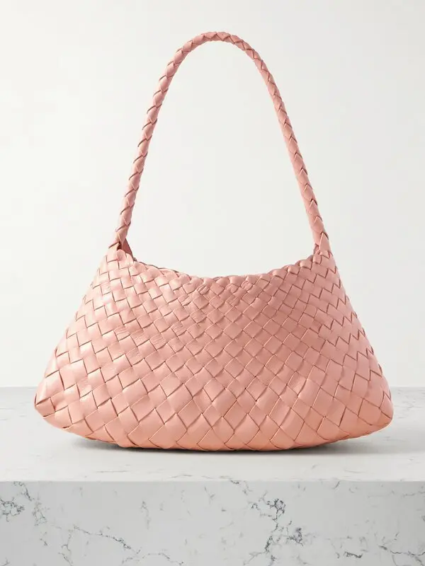 Dragon Diffusion Rosanna Mini Woven Leather Tote