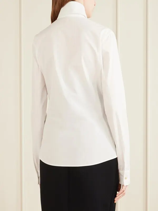 Khaite Ivy Cotton Poplin Shirt