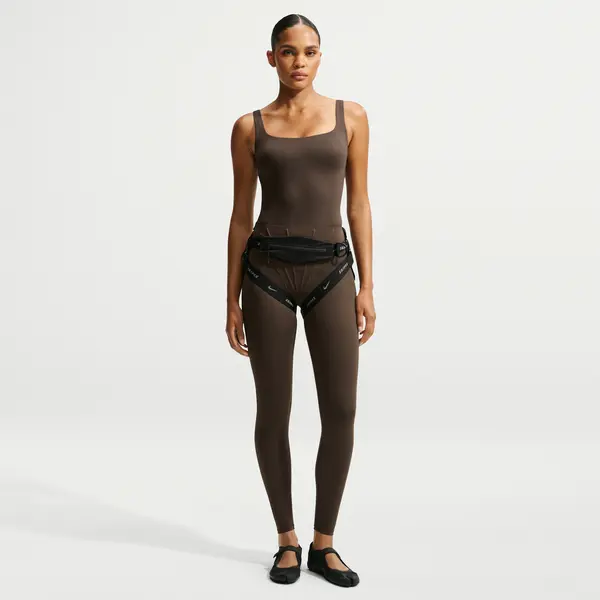 Nike Skims Matte High-waisted Corset 26" Leggings - Brown