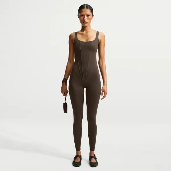 Nike Skims Matte Corset 29" Bodysuit - Brown