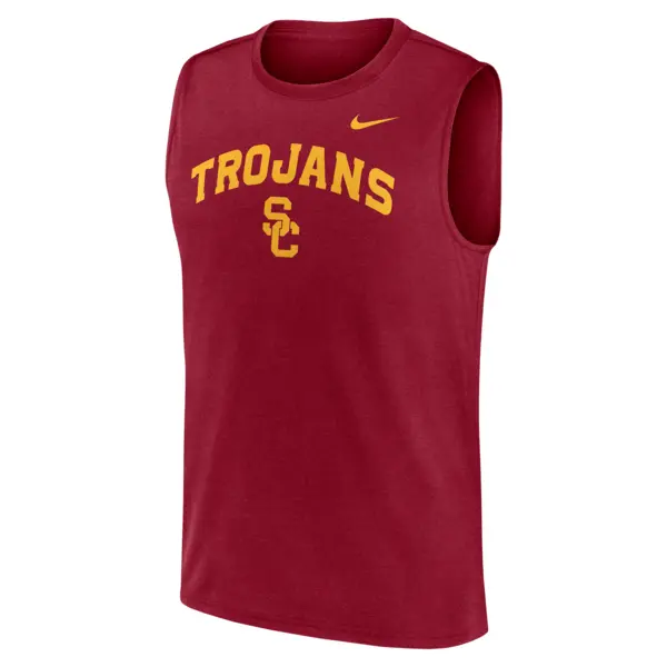 Nike Usc Trojans Dri-fit College Muscle Tank Top - Red