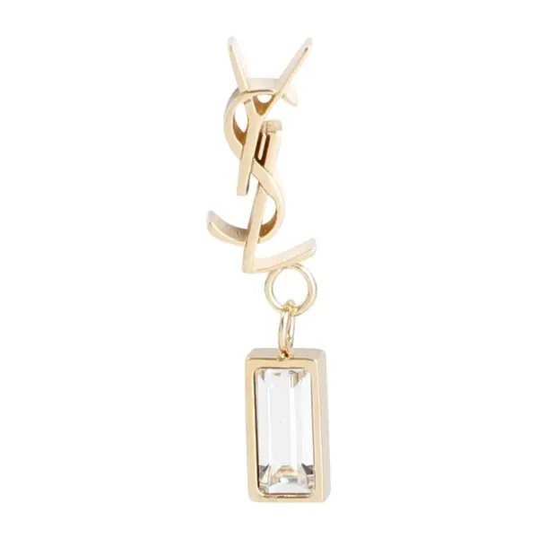 Saint Laurent Single Pampil Earrings - Silver