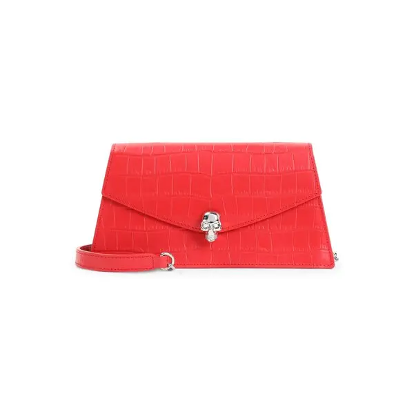 Alexander McQueen Skull Mini Bag - Red