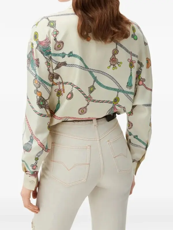 Versace Twill Printed Shirt - Multicolor