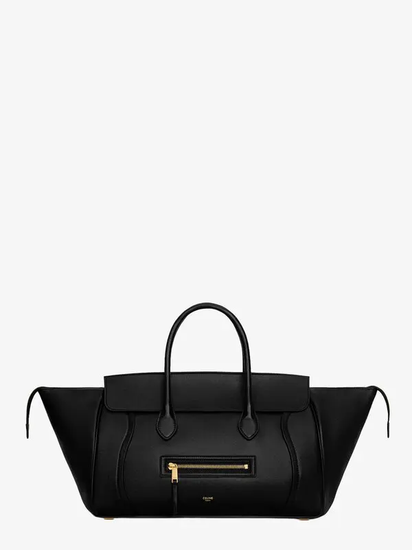 Celine Luggage Leather Handbag - Black