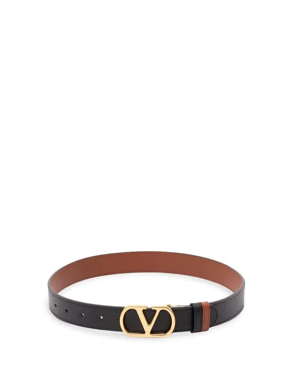 Valentino Garavani V Logo Signature` Reversible Belt - Multicolor