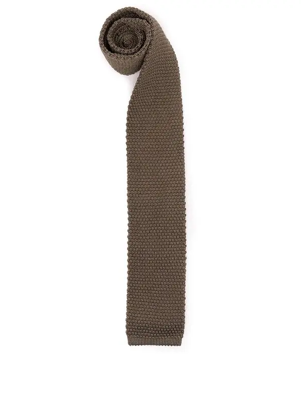 Brunello Cucinelli Silk Knit Necktie - Multicolor