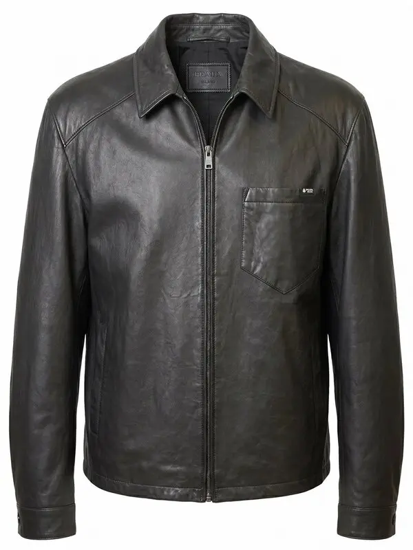 Prada Leather Jacket - Multicolor
