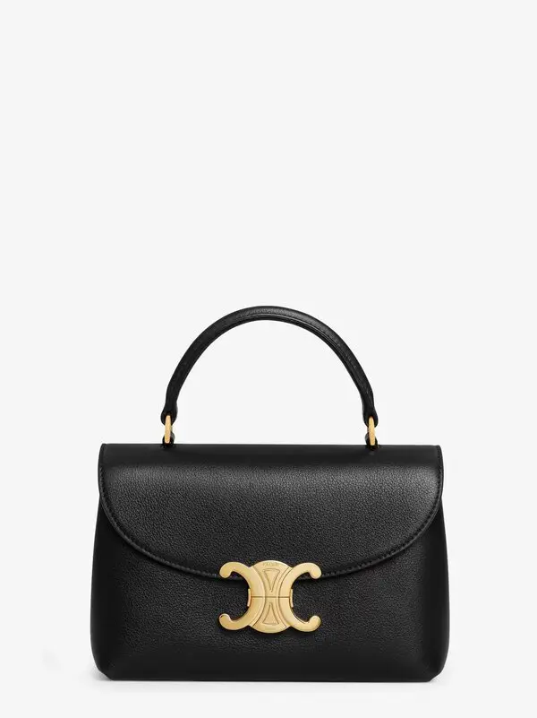 Celine Teen Nino Leather Crossbody Bag - Black