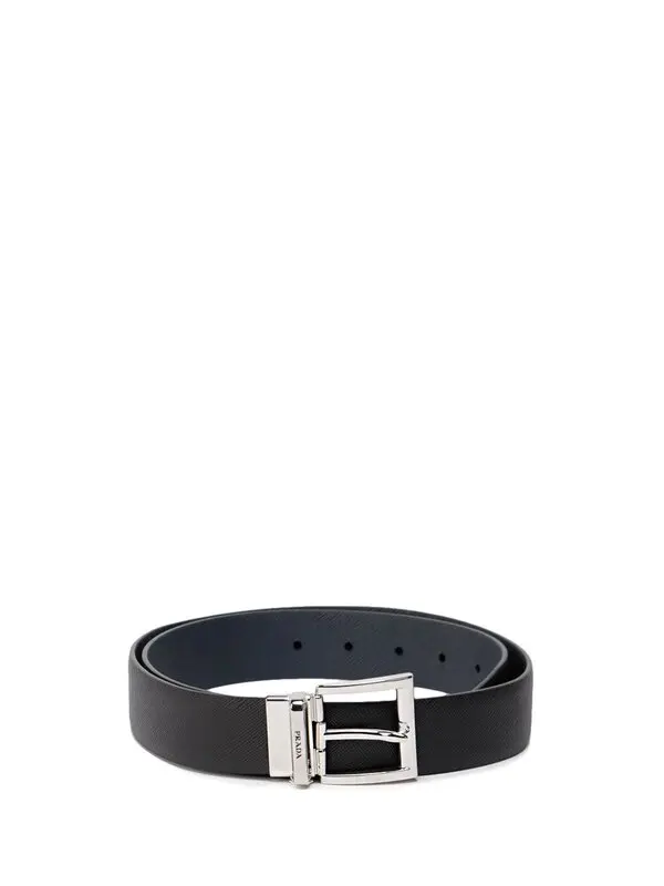 Prada Saffiano Leather Reversible Belt - Multicolor