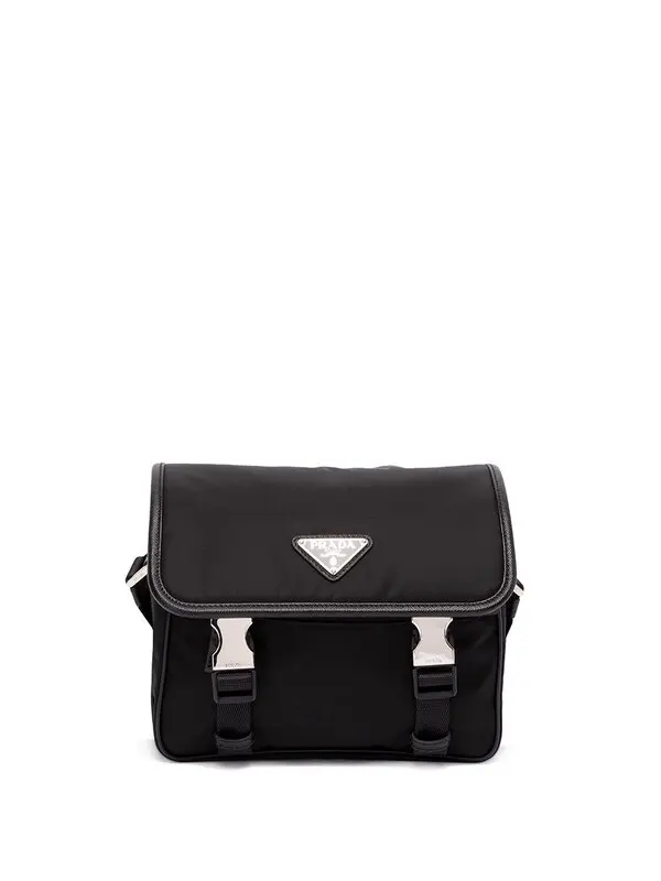 Prada Re-nylon And Saffiano Leather Shoulder Bag - Multicolor