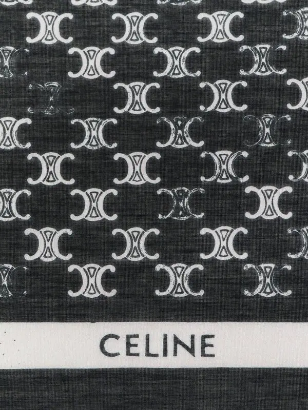 Celine Bandana Cotton Foulard