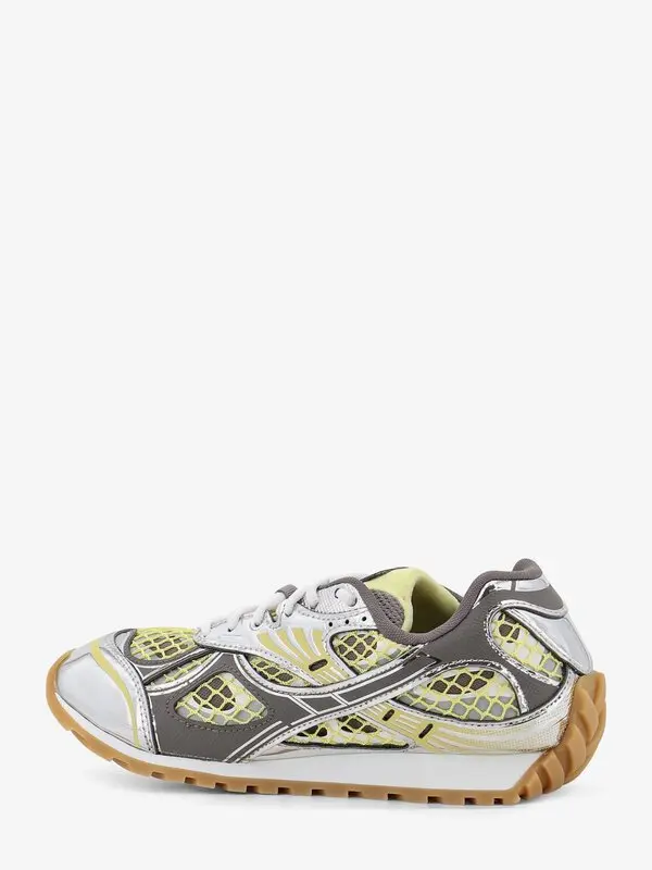 Bottega Veneta Orbit Mesh And Leather Sneakers - Multicolor